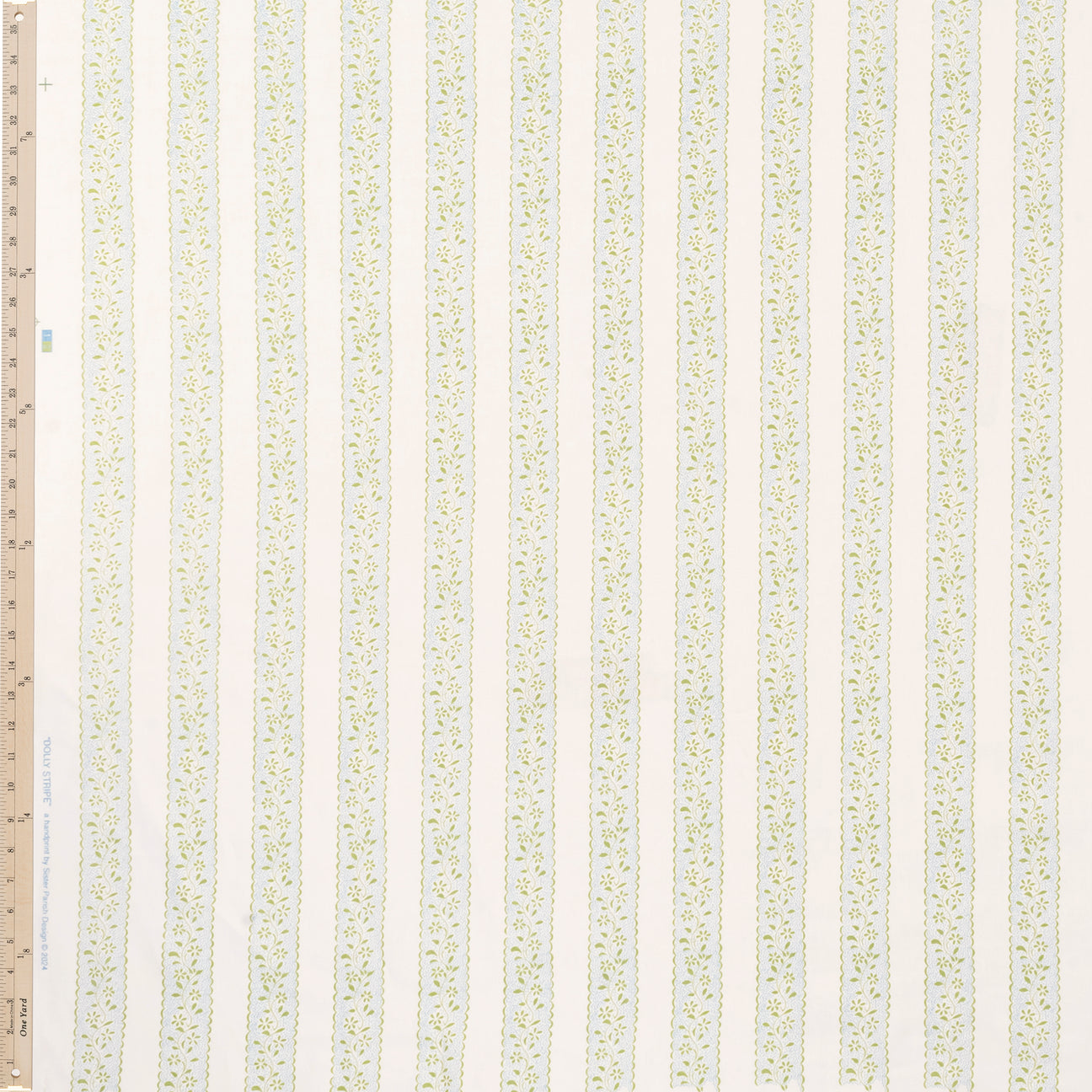 Dolly Stripe Fabric Lettuce Green – Sister Parish