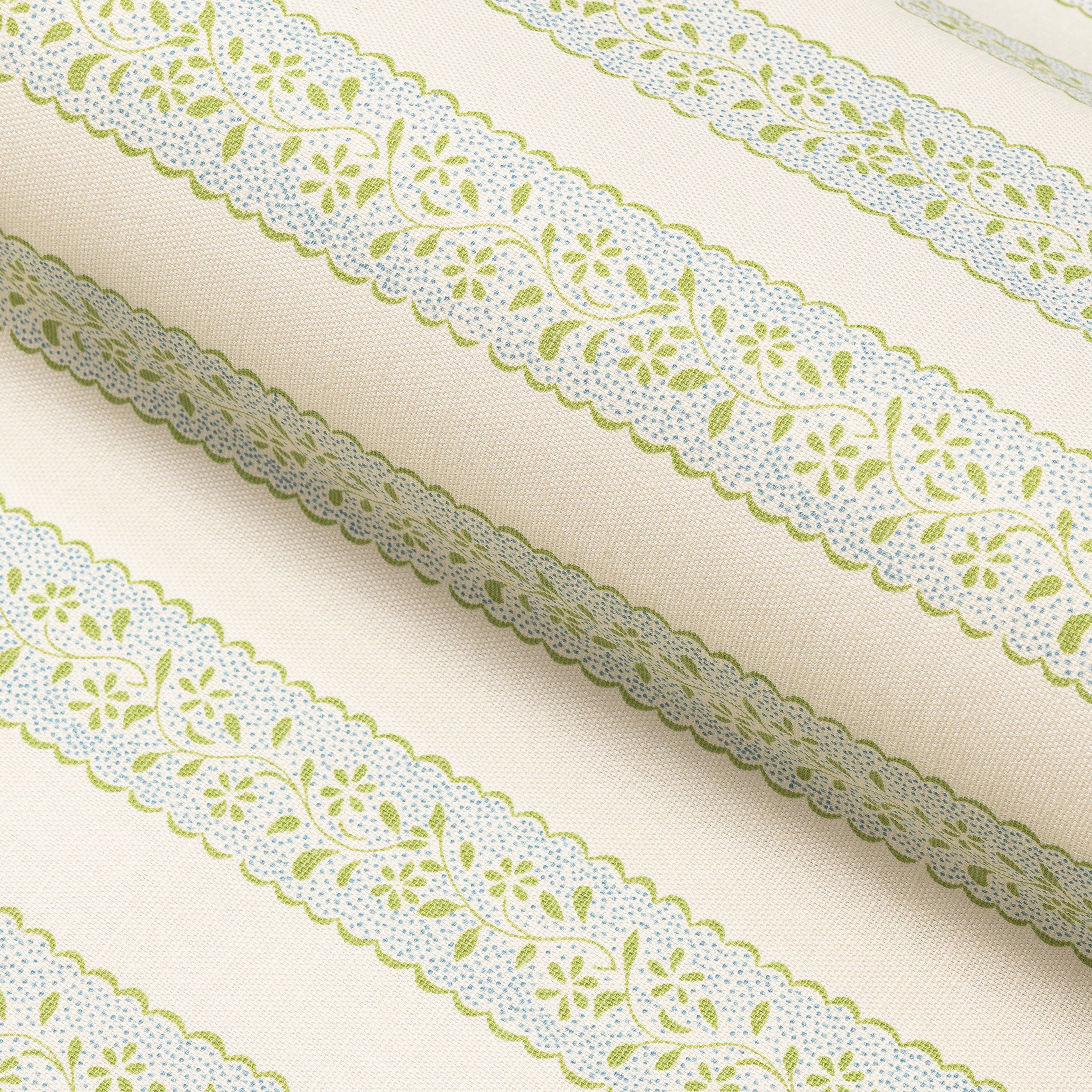 Dolly Stripe Fabric Lettuce Green – Sister Parish