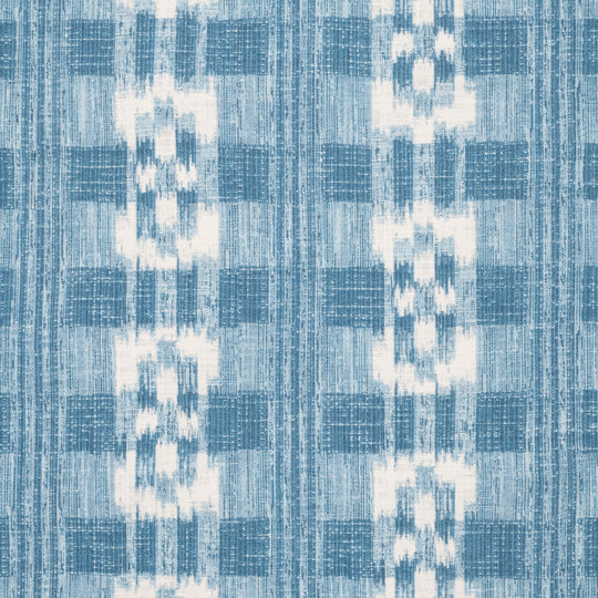 Mahalo Check Wallpaper Blue | Sister Parish Design | Luxury Wallpaper
