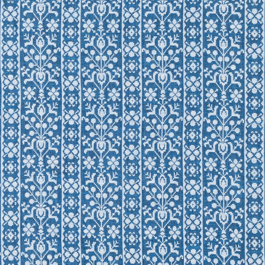 Georgina Performance Fabric Blue – Sister Parish