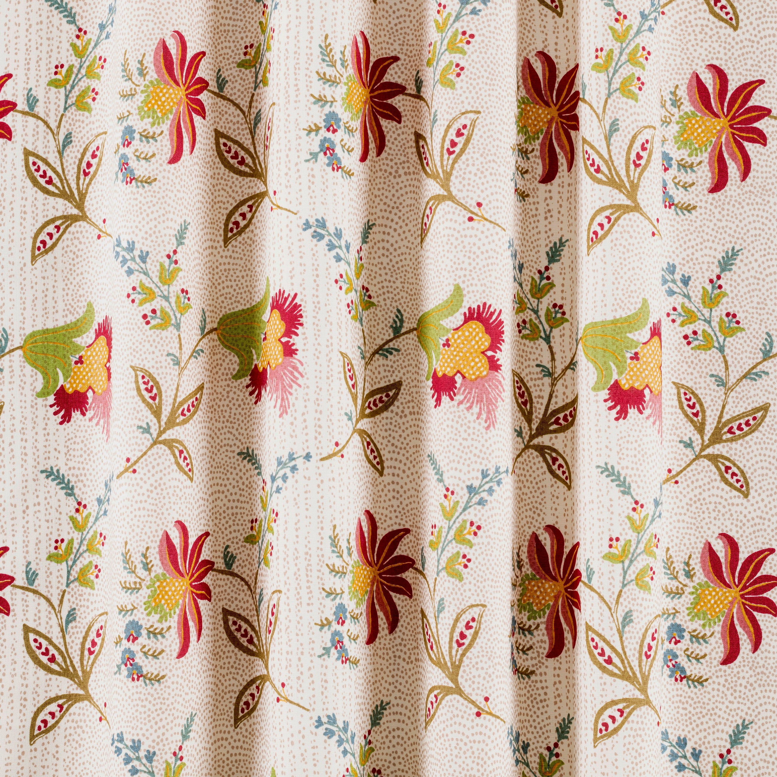 Sunswick Fabric Red w/ Dots – Sister Parish